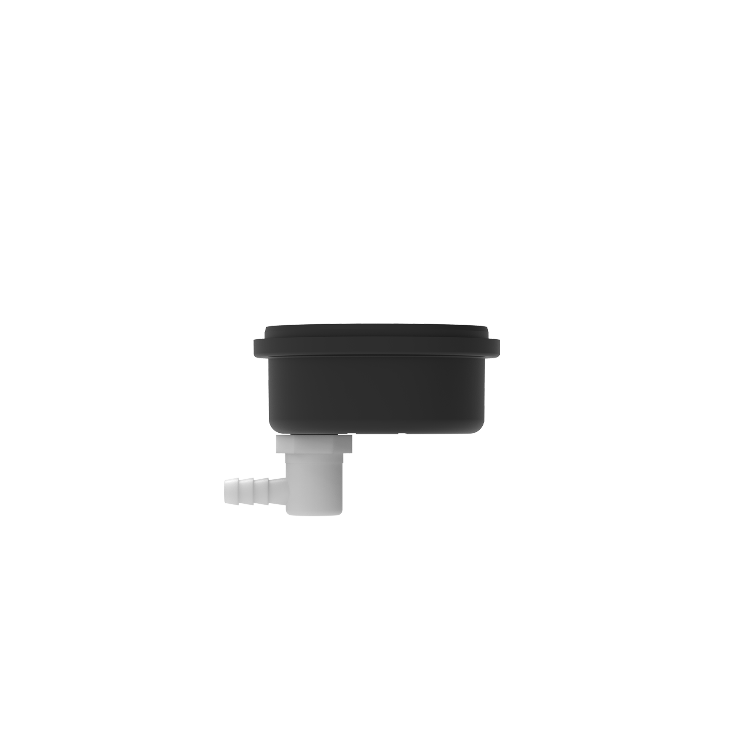 End cap Ozon with single air plug black – VGE B.V.